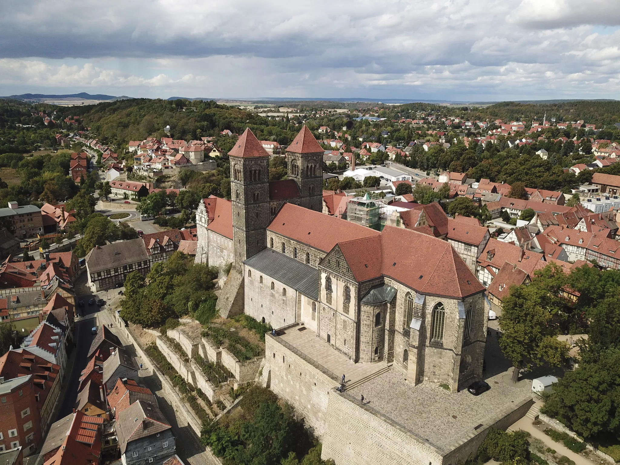 Quedlinburg: Stiftsberg auf der Zielgeraden