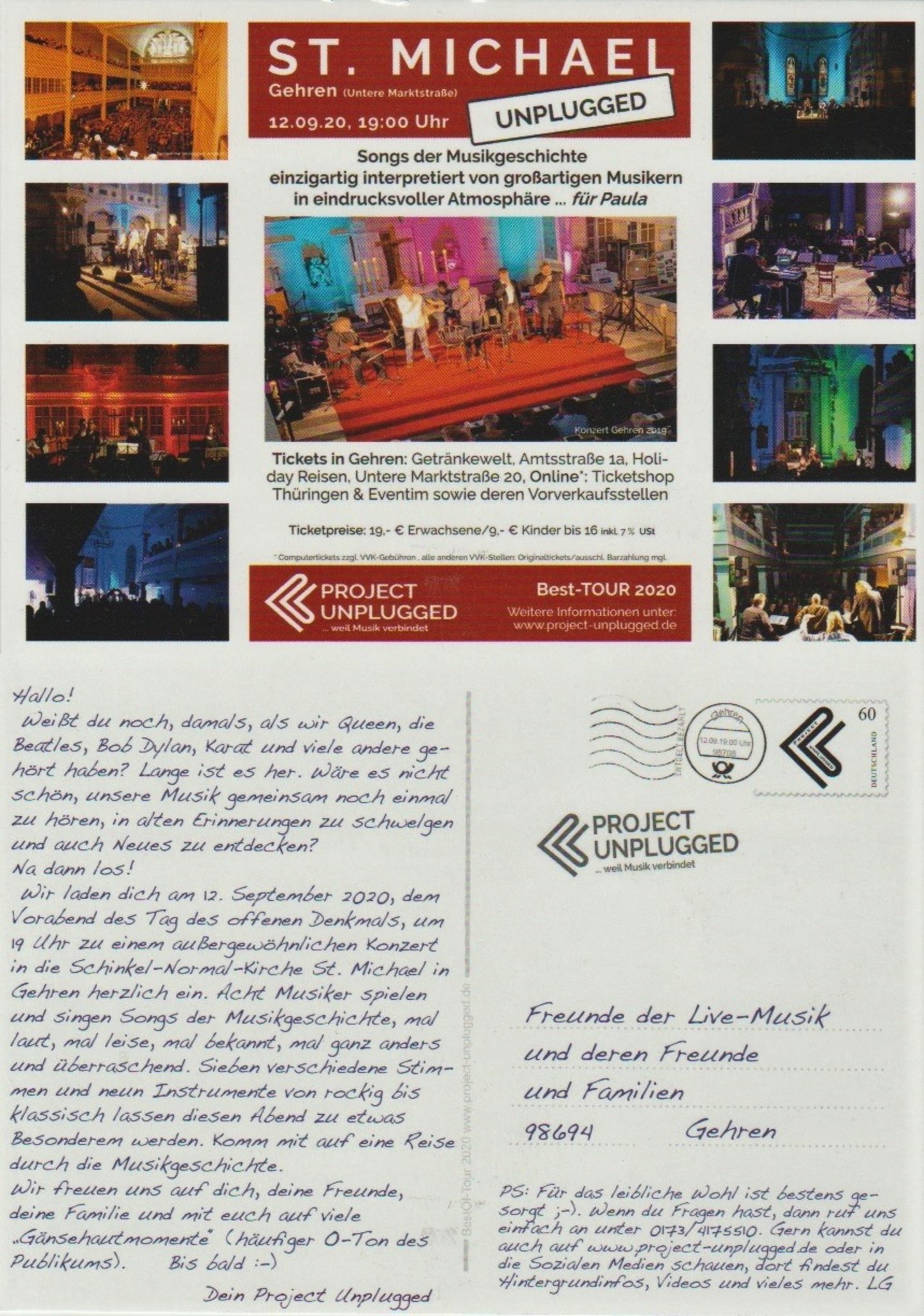 Konzert Project Unplugged